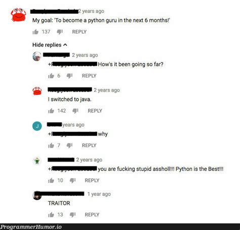 Python Is The Best ProgrammerHumor Io