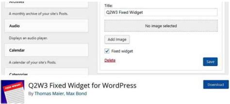 Ways To Create A Sticky Floating Sidebar Widget In WordPress