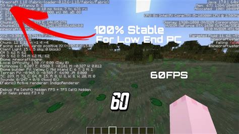 Stable Sodium Settings For Minecraft Minecraft FPS YouTube