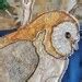 PDF Pattern For Autumn Forest Block 9 Quilt Barn Owl Bird Autumn Free Motion Embroidery Applique