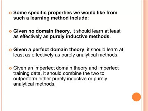 Combining Inductive And Analytical Learning PPTX