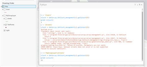 Arcpy Arcgis Pro Cannot Access Layers From Table Of Contents By Name