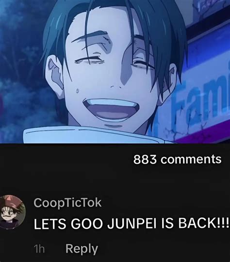 How Did You Guys React When Junpei Came Back R Jujutsufolk