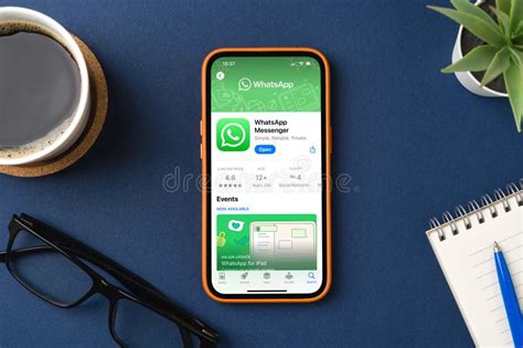 Antalya Turkey June 5 2025 Top View Of Whatsapp App On App Store
