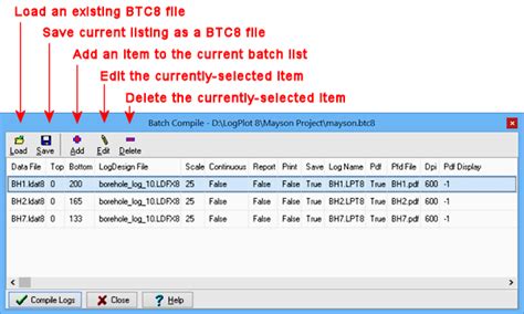 compile a batch