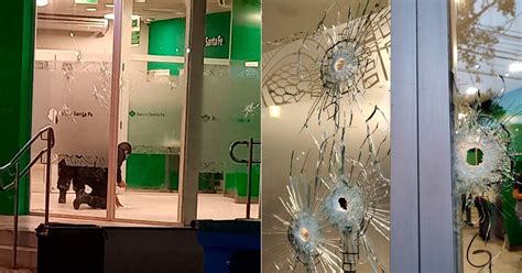 Rosario Narco Balearon Dos Bancos Y Dejaron Un Cartel Dirigido Al Ex