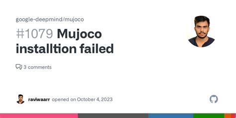 Mujoco Installtion Failed Issue Google Deepmind Mujoco Github