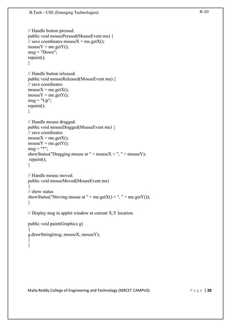 Lab Manual Object Oriented Programming Through Javapdf