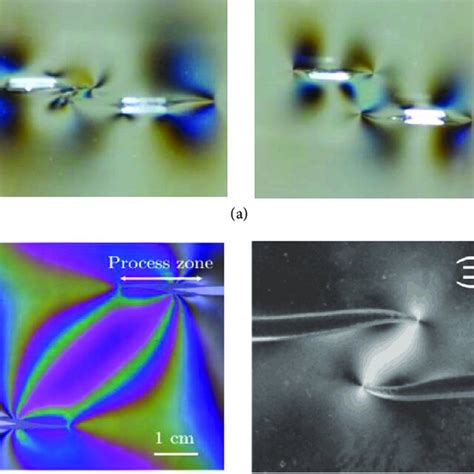Crack Interactions Observed In The Experiments A Attraction Of Two Download Scientific