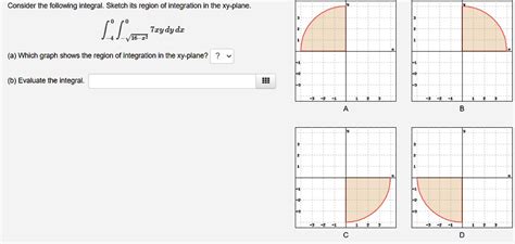 solved consider the following integral âˆ âˆ r f x y da a which