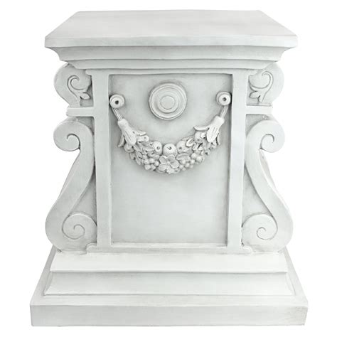 Winston Porter Statuary Garden Base Riser Large Classic Plinth