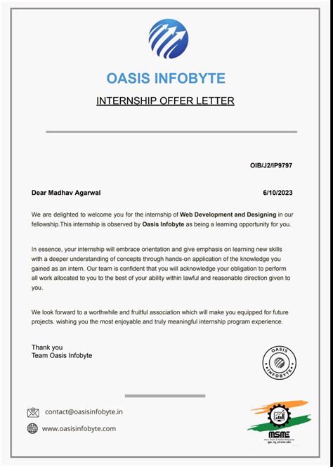 Madhav Agarwal On Linkedin Internship Share Intershipopportunity Careergrowth Webdevelopment