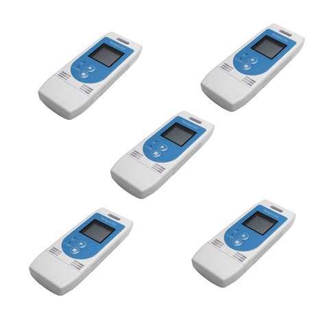 5x Usb Temperature Humidity Data Logger Reusable Rh Temp Data Logger