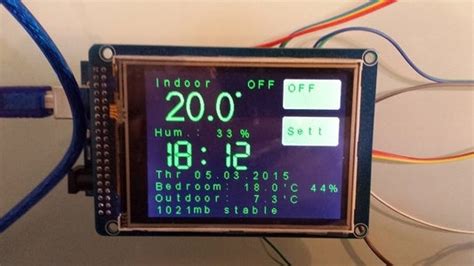 Esp8266 Wifi Touch Screen Thermostat 4 Steps With Pictures Instructables
