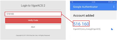 Enable Two Factor Authentication For Vigoracs 2 Draytek