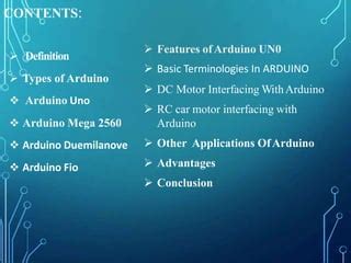TECH TALK 4TH SEM Pptx The Arduino Haha PPT