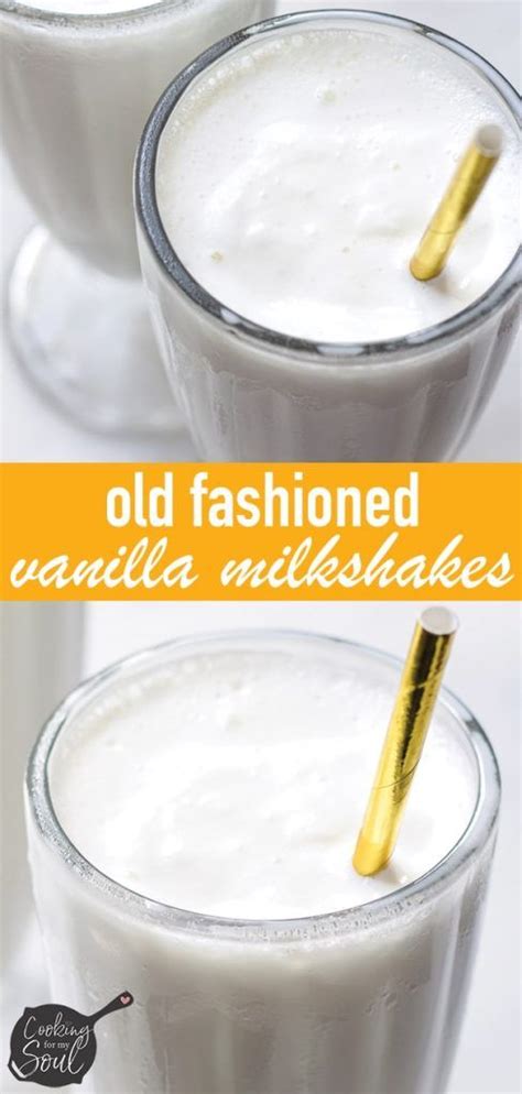 Vanilla Milkshake 3 Ingredients Recipe Vanilla Milkshake Recipe