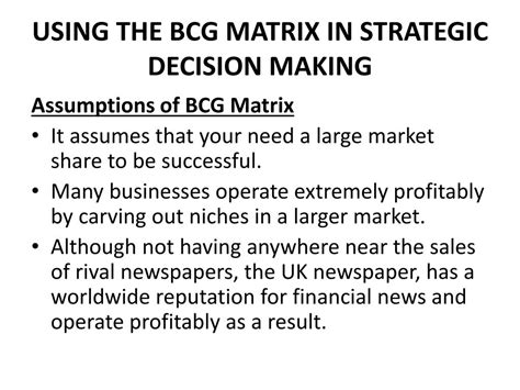 Ppt Hl Marketing Using The Bcg Matrix In Strategic Decision Making Powerpoint Presentation