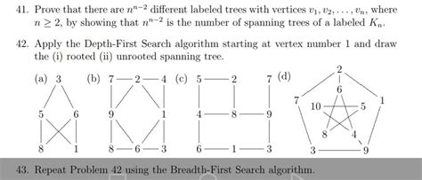 Solved 41 Prove That There Are Nn 2 Different Labeled Trees Chegg Com