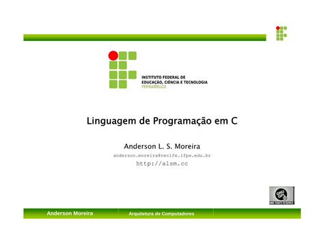 Pdf Linguagem De Programa O Em C Siep Ifpe Edu Brsiep Ifpe Edu Br Anderson Arquivos