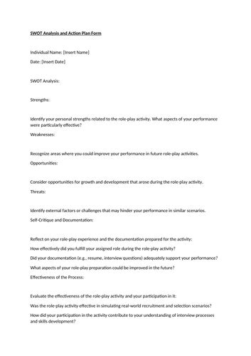 Level 3 Btec Business Unit 8 Recruitment And Selection Process All