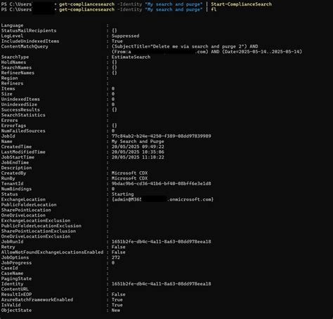 Search And Purge Using The Security And Compliance Powershell Cmdlets Microsoft Community Hub