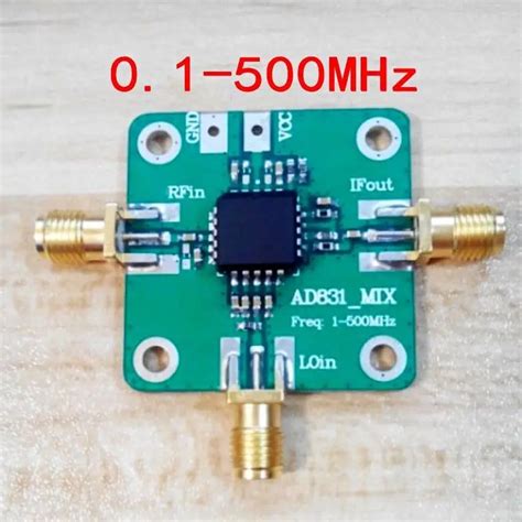0 1 500mhz Ad831 High Frequency Rf Mixer Drive Amplifier Module Hf Vhf Uhf In Earphone