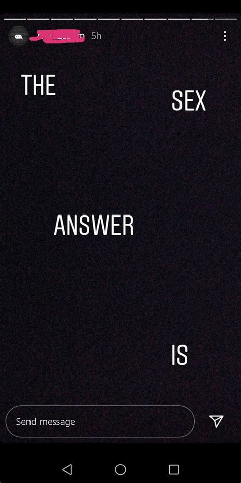 The Sex Anwser Is R Dontdeadopeninside