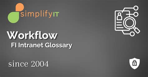 What Is A Workflow Simplifyit Intranet Glossary