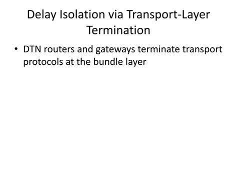 Ppt Delay Tolerant Networks Dtns A Tutorial Ipnsigreportsdtntutorial11pdf Powerpoint