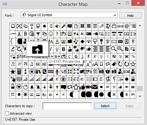 Html Use Windows 8 Default Icon Set Outside Appbar Stack Overflow