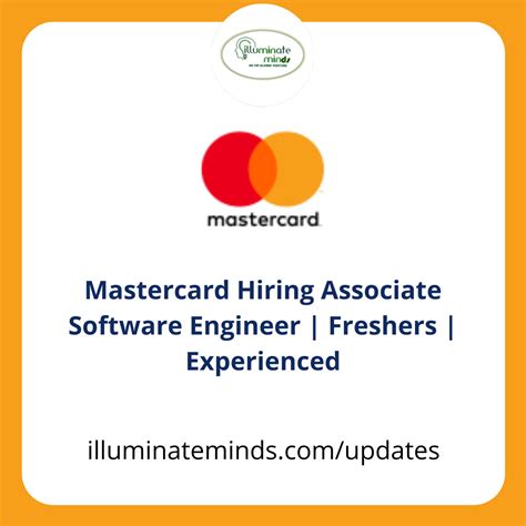 Mastercard Hiring Associate Software Engineer Freshers Experienced