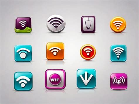 Premium Photo Wireless Icon Flat Design Style Wifi Zone Sign Remote Access And Radio Waves