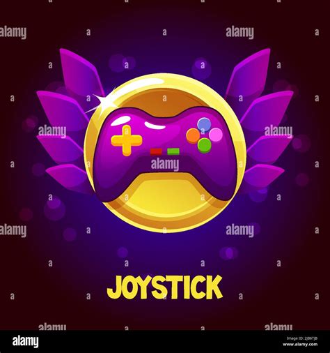 Cartoonjoystick Icon For Game Ui Console Icon Stock Vector Image And Art