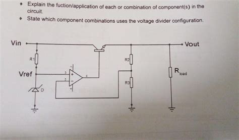 Solved Explain The Fuction Application Of Each Or