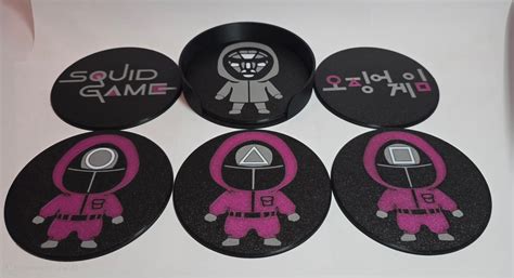 Squid Game Coaster With Holder By Perra Makerworld