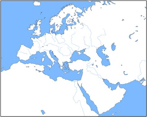 Printable Blank Map Of Middle East And North Africa Printable Free