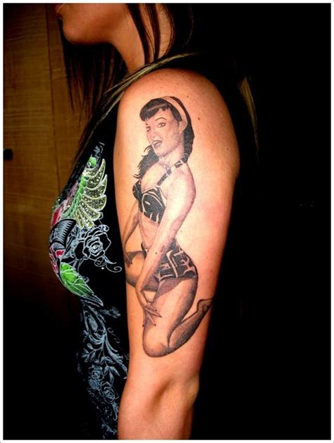 Naughty And Sexy Pin Up Girl Tattoos