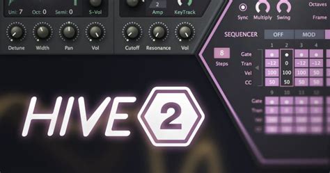 Hive 2 Synthesizer With New Interface And Mod Sources Coming Q2 2019