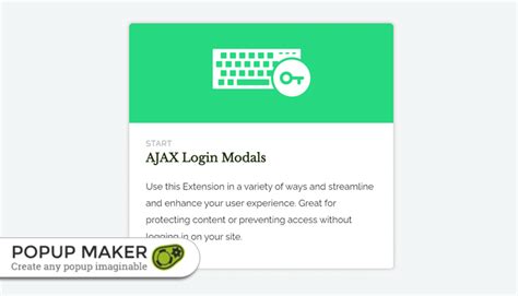 Popup Maker Ajax Login Modals Wordpress Plugin Gplplace