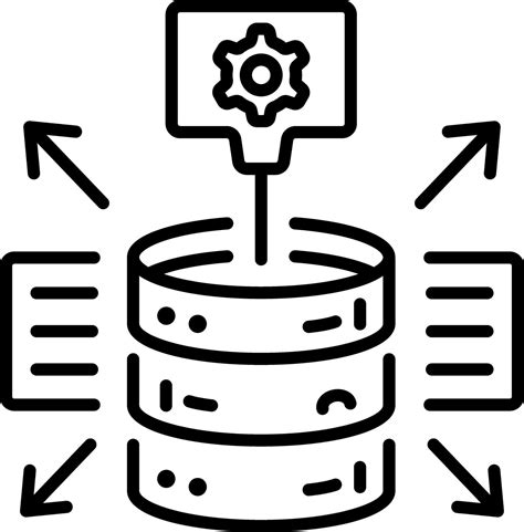 Data Normalization Icon In Line Style 54573705 Vector Art At Vecteezy