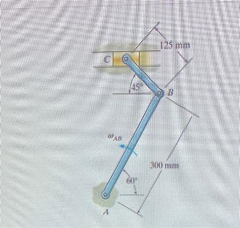 Solved Part A Determine The Angular Velocity Of The Link CB Chegg