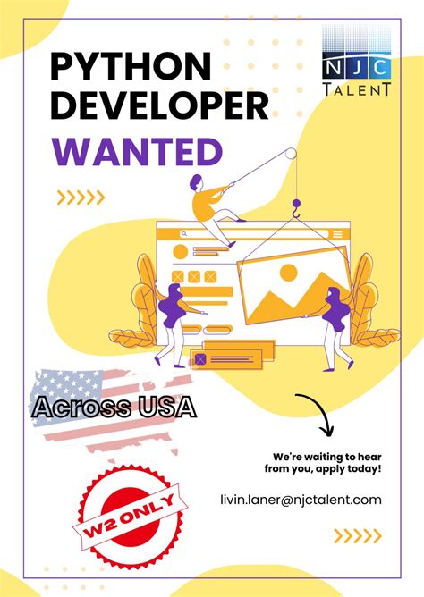 pythondeveloper w2 pythondevelopers w2contract w2only usaitjobs