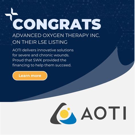 swk holdings corporation on linkedin lse aoti healthcareinnovation