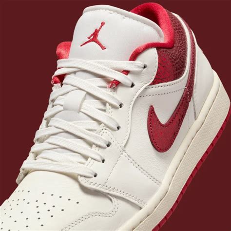 Air Jordan 1 Low вышли в «драгоценной версии «ruby