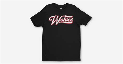 Wolves Script By Julia Caruana T Shirts Sticker Mule