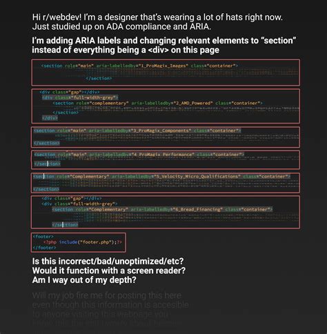Newbie Question About Ariaada Compliance Rwebdev
