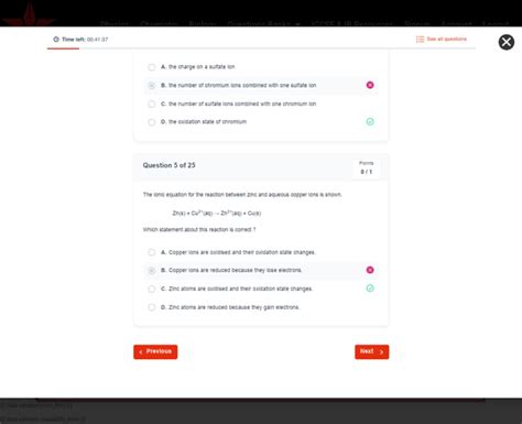 Chemical Reactions Topic Wise Free Igcse Online Mcqs Physics Chemistry And Biology 3 Pdf