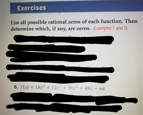 Pre Calculus Rational Roots Theorem Do I Really Have To Test Out