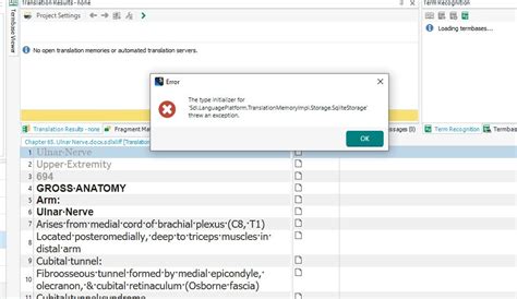 Translation Memory ERROR Trados Studio SR Build Licensing And